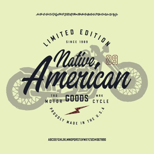 Lettering set with original script font Royalty Free Vector