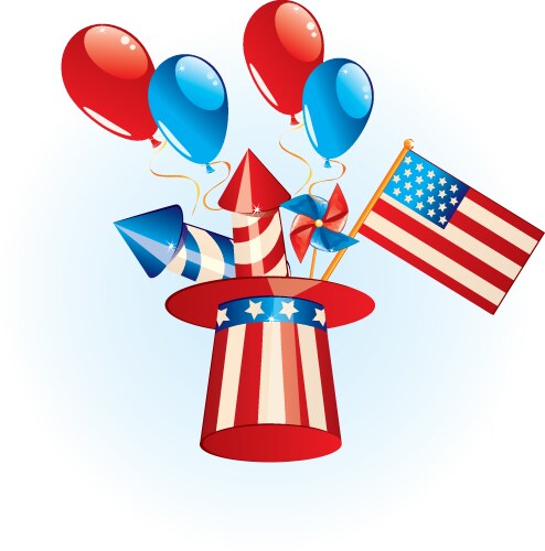 4th of July Cartoon Vector Images (over 2,600)