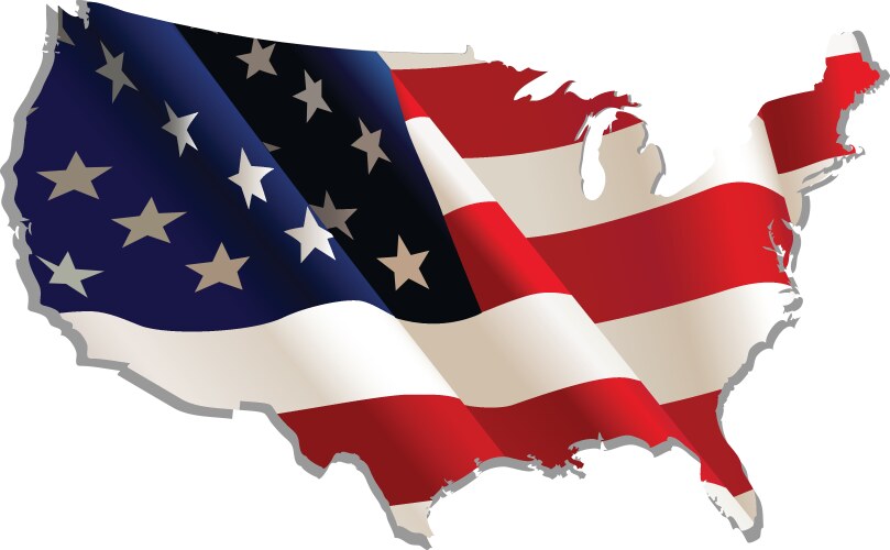 Waving american flag Vector Images & Graphics for Commercial Use ...
