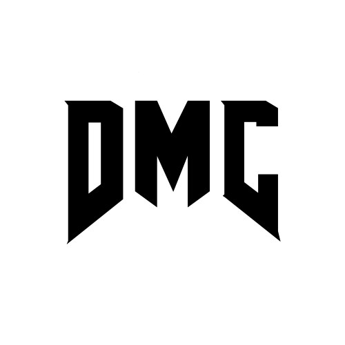 Dmc logo letter design Royalty Free Vector Image