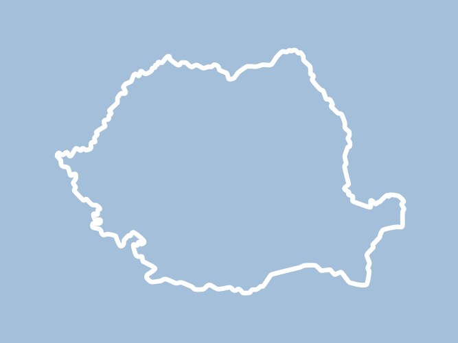 Romania Outline Map Vector Images (over 710)