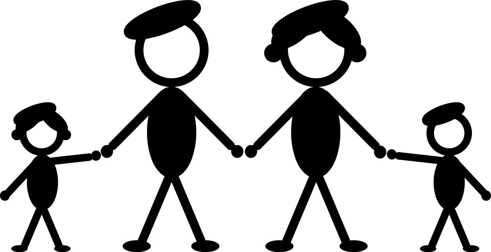 Stick Figure Family Vector Images (over 1,800)