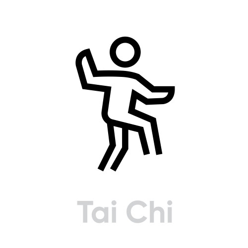 Tai chi Royalty Free Vector Image - VectorStock