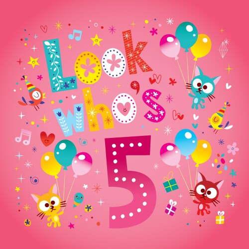 5th Birthday Vector Images (over 6,800)