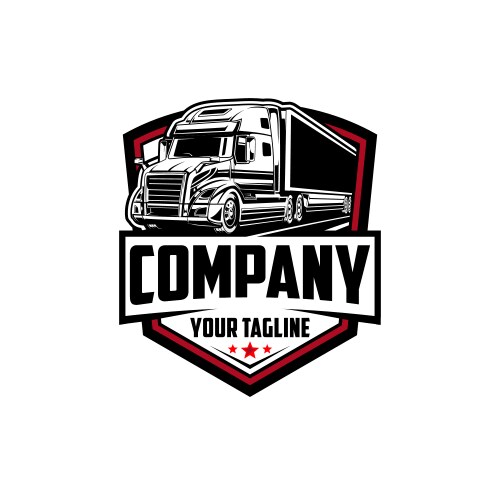 Truck trailer Royalty Free Vector Image - VectorStock