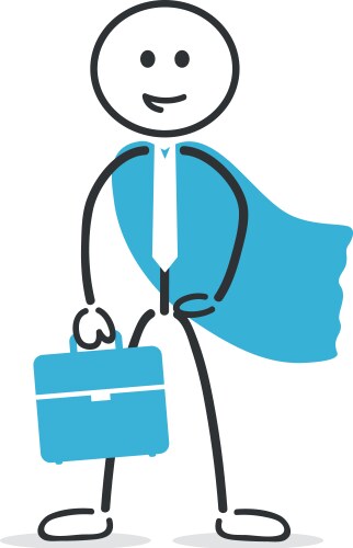 Stickman Superhero Vector Images (31)