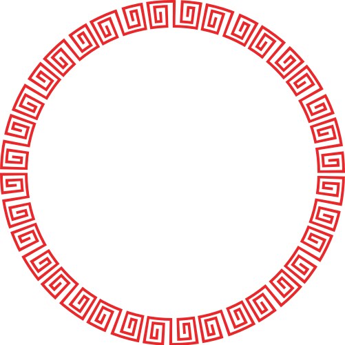 Chinese border design Royalty Free Vector Image