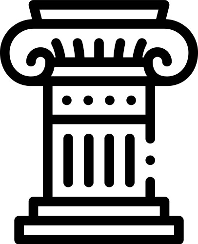 Dashboard icon thin linear style design isolated Vector Image