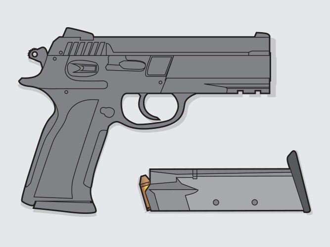 Pistol Magazine Vector Images (over 1,600)