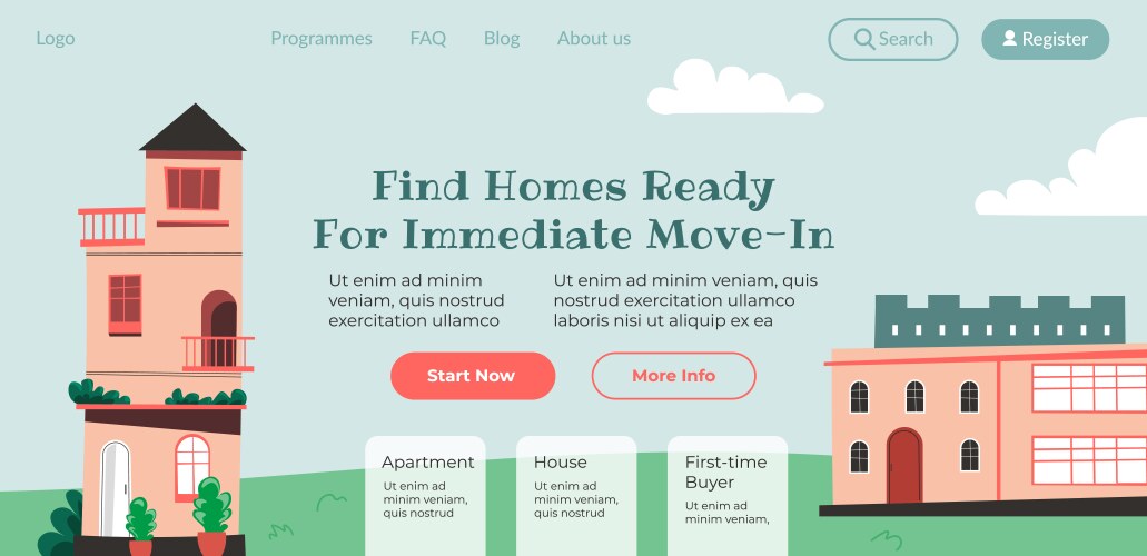 Home Royalty Free Vector Image - VectorStock