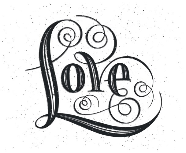 Love Calligraphy Vector Images (over 100,000)