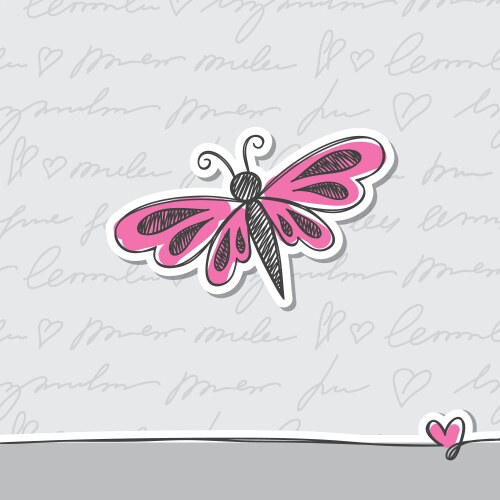 Cute hand drawn spring collection with rabbits Vector Image