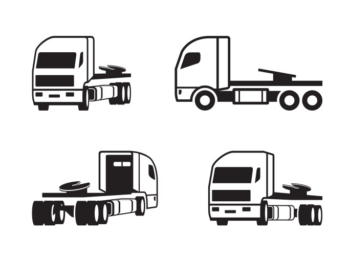 Truck assembly line Royalty Free Vector Image - VectorStock