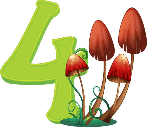 Four oranges Royalty Free Vector Image - VectorStock