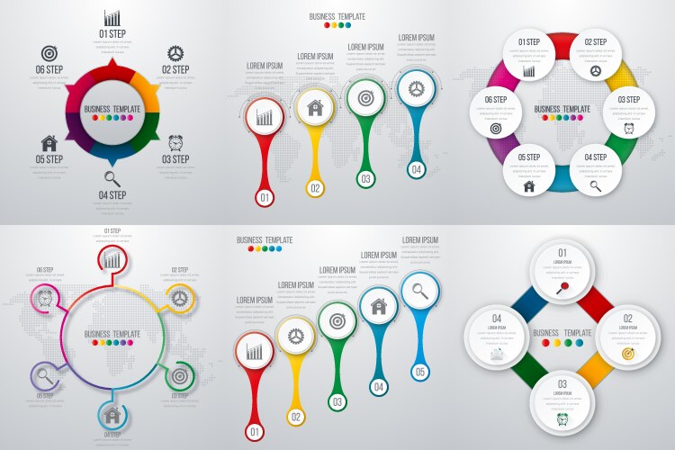 Infographics concept to display your data Vector Image