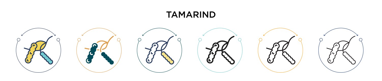 Tamarind outline Vector Images & Graphics for Commercial Use | VectorStock