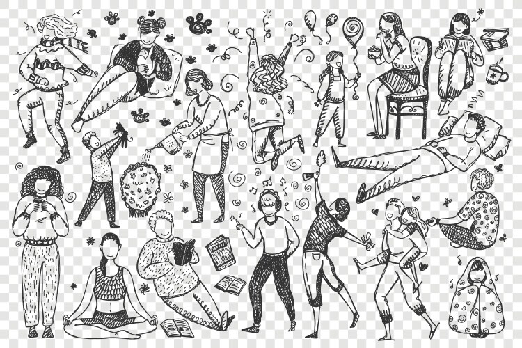 Doodle People Vector Images (over 96,000)