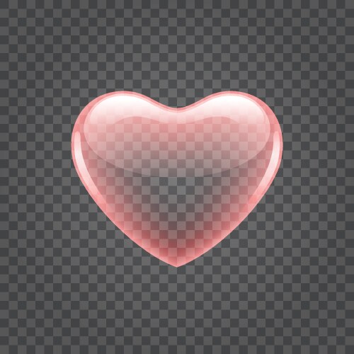 Red heart shape Royalty Free Vector Image - VectorStock