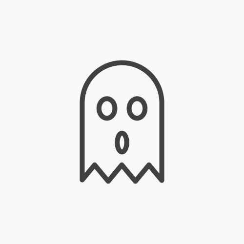 Ghost icon set Royalty Free Vector Image - VectorStock