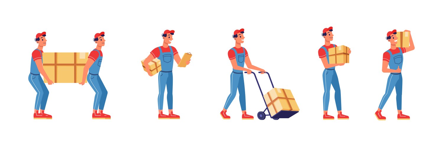 Man of Carrying Heavy Load Vector Images (over 620)