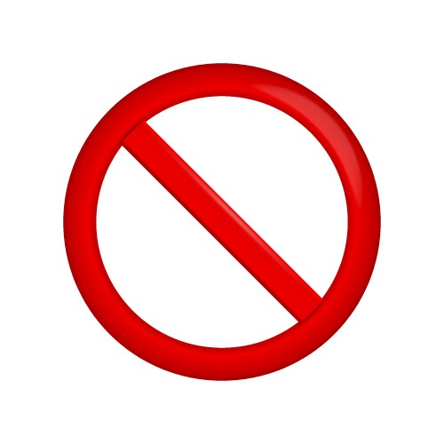 Not Allowed Symbols Vector Images (over 16,000)