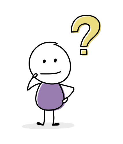 Stickman Question Vector Images (over 720)
