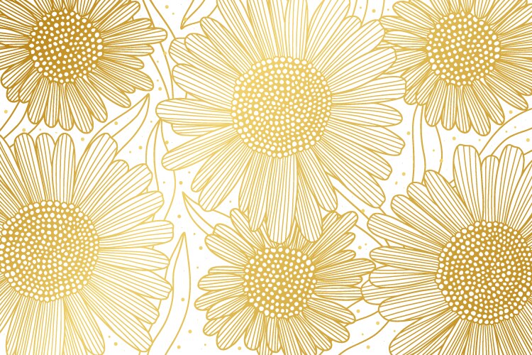 Gradient golden linear background Royalty Free Vector Image