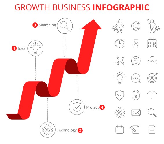 Business Growth Vector Images (over 420,000)