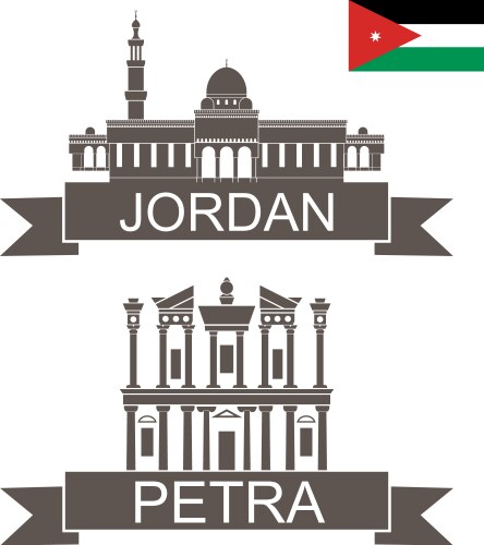 Petra Jordan Temple Vector Images (63)