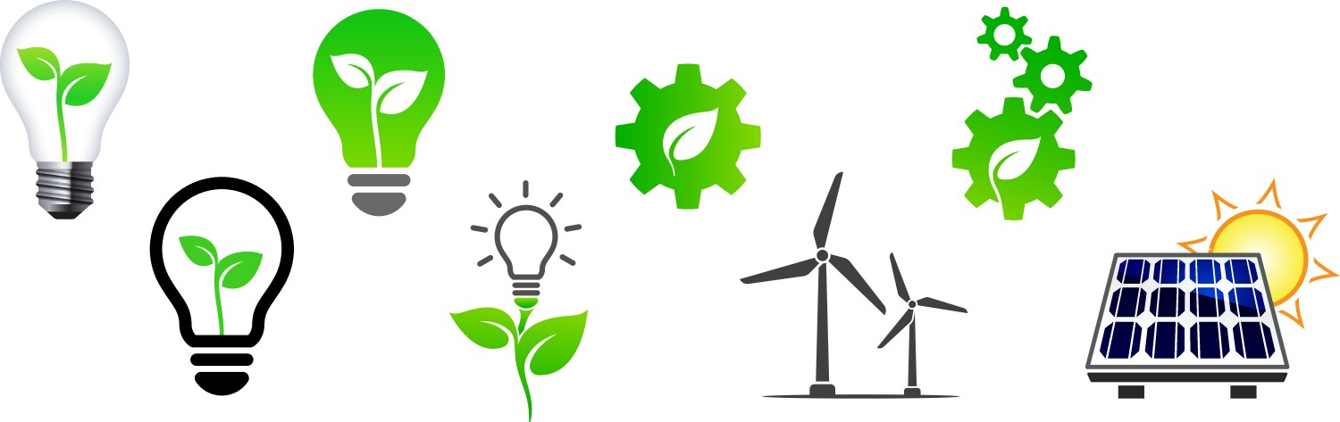 Sustainable Energy & Natural Resources – Royalty-Free Vector | VectorStock