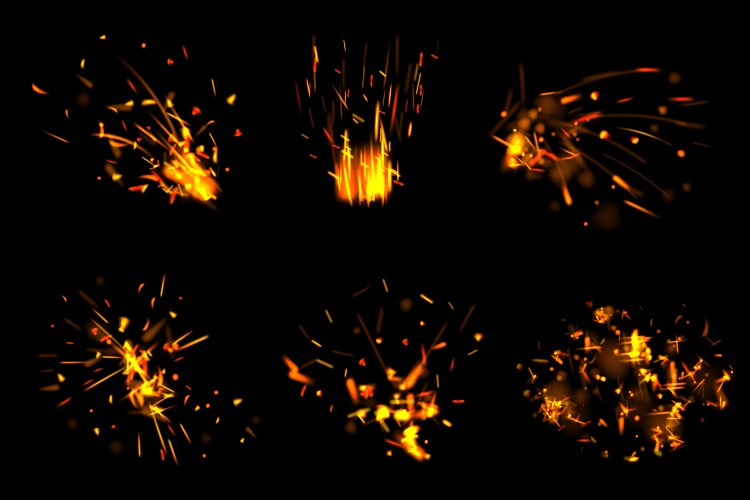 Particles Fire Vector Images (over 7,400)