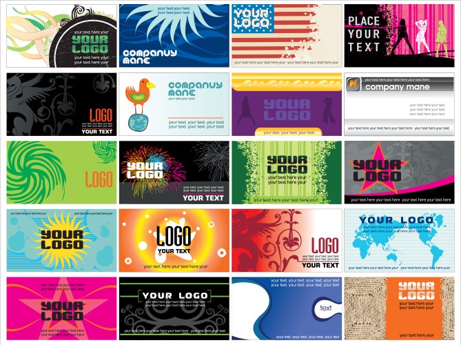 Background collection Royalty Free Vector Image