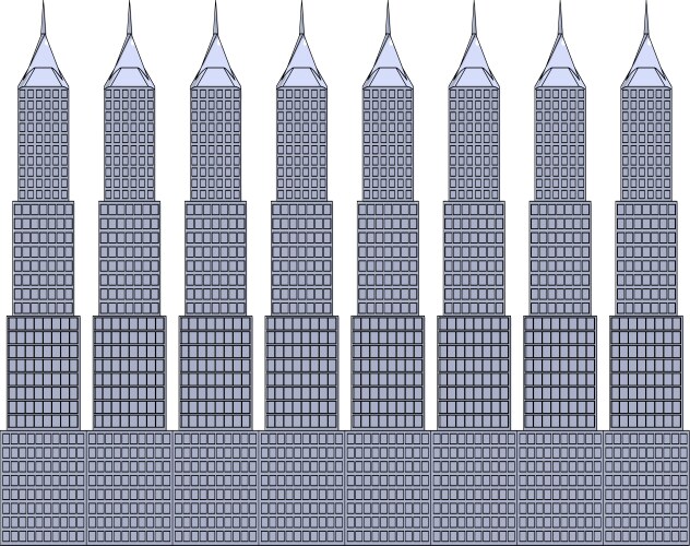 Frame gray building Royalty Free Vector Image - VectorStock