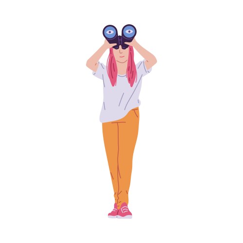 Cartoon Searching for Something Vector Images (68)