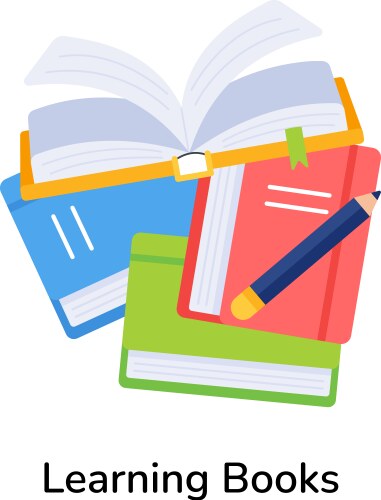 Enjoy learning Royalty Free Vector Image - VectorStock