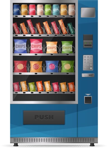 Realistic Vending Machine Vector Images (over 150)