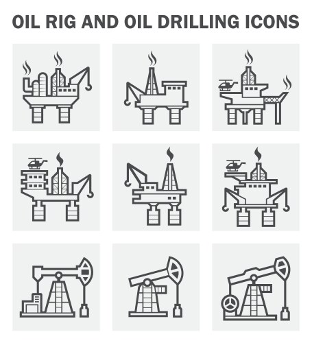 Oil Rig Outline Vector Images (over 6,000)