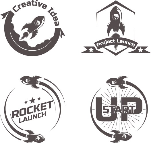 Shipping logistics logo Royalty Free Vector Image