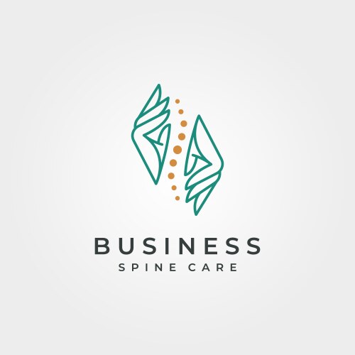 Hand and root logo Royalty Free Vector Image - VectorStock