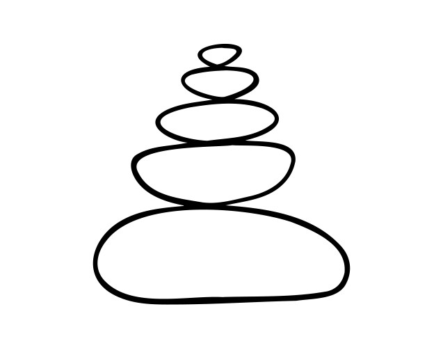 Outline Of Stacking Stones Page 23 | Stacked Stones Images Free