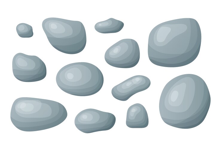 Pebble Shape Vector Images (over 5,300)
