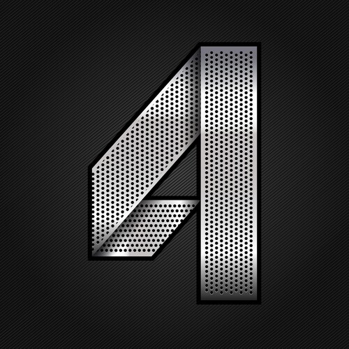Number 4 Vector Images (over 35,000)