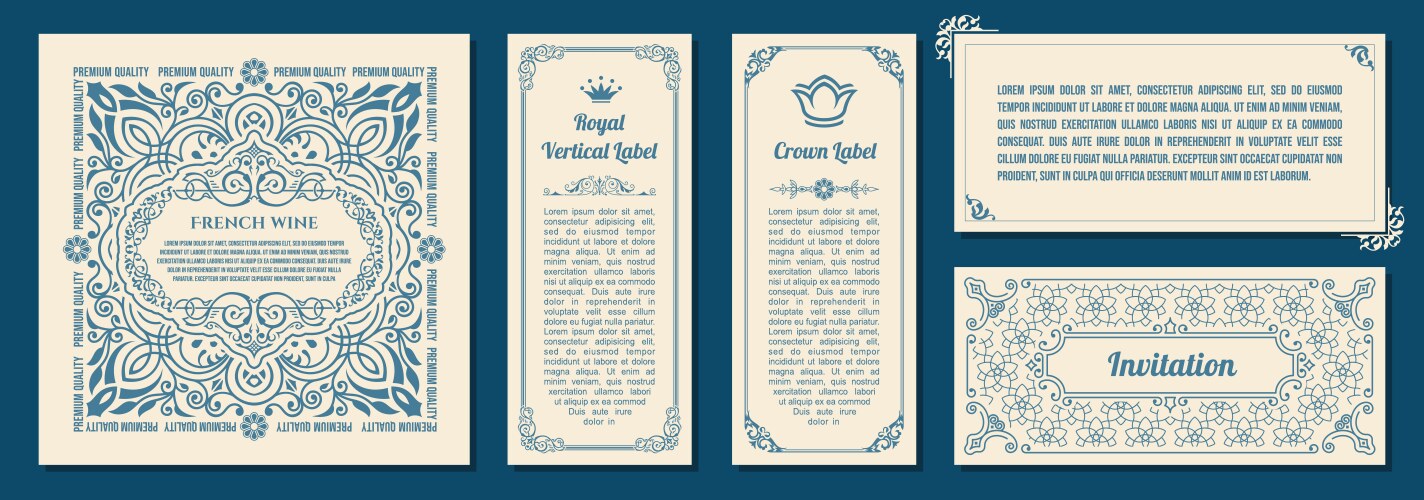 Royal Blue Border Vector Images (over 6,200)