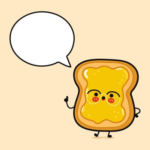 Toast Butter Comic Vector Images (over 250)