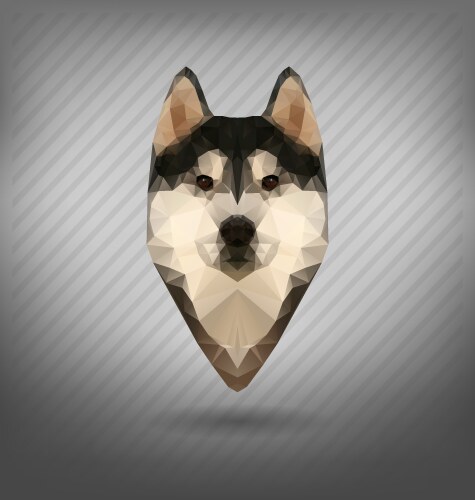 Geometric Husky Vector Images (over 220)