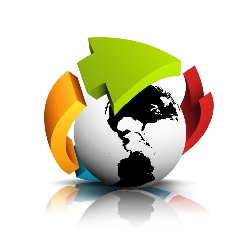 Globe Royalty Free Vector Image - VectorStock