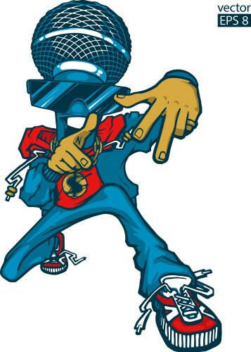 Rapper Royalty Free Vector Image - VectorStock