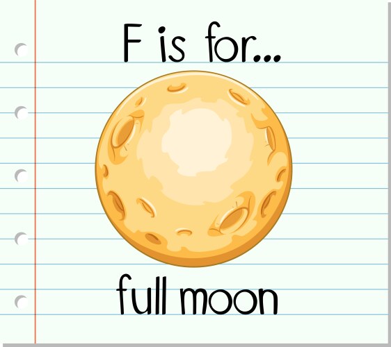 Moon Flashcard Vector Images (over 100)