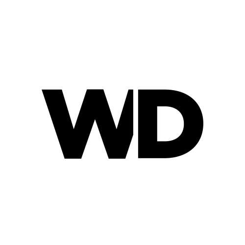 Letter d and r dr logo design template minimal Vector Image