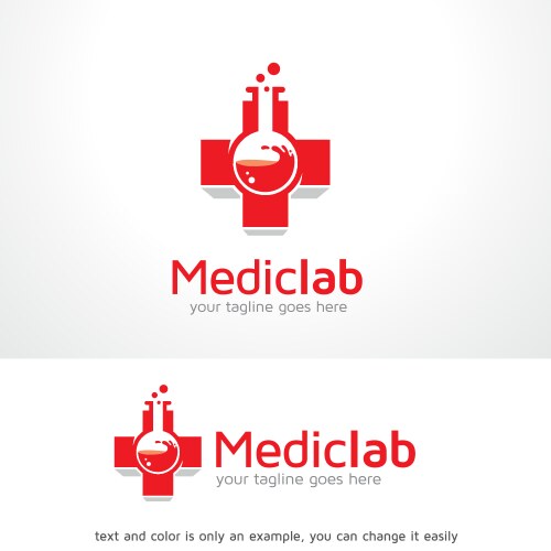 Red medical logo Royalty Free Vector Image - VectorStock